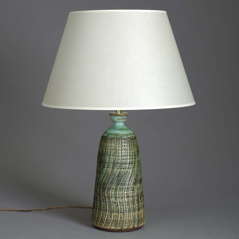 Mid-Century Studio Pottery Jar Lamp | Timothy Langston Fine Art & Antiques